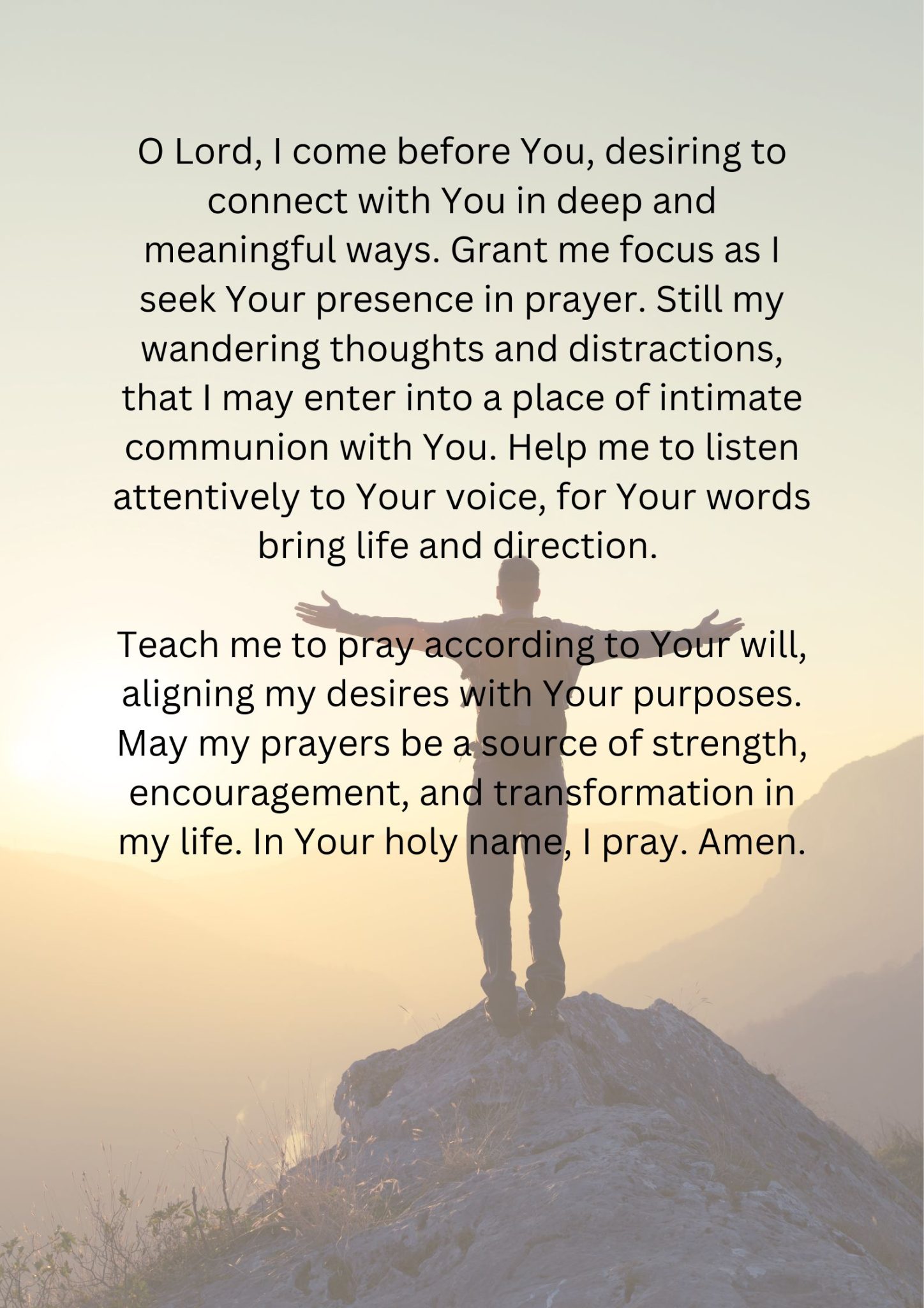 15 Inspirational Prayers for Focus and Direction - Strength in Prayer