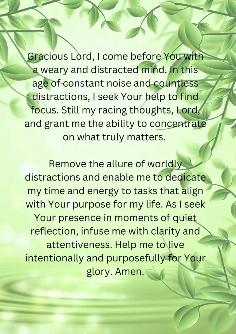 15 Inspirational Prayers for Focus and Direction - Strength in Prayer