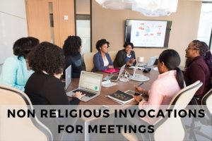 25 Non Religious Invocations for Meetings - Strength in Prayer