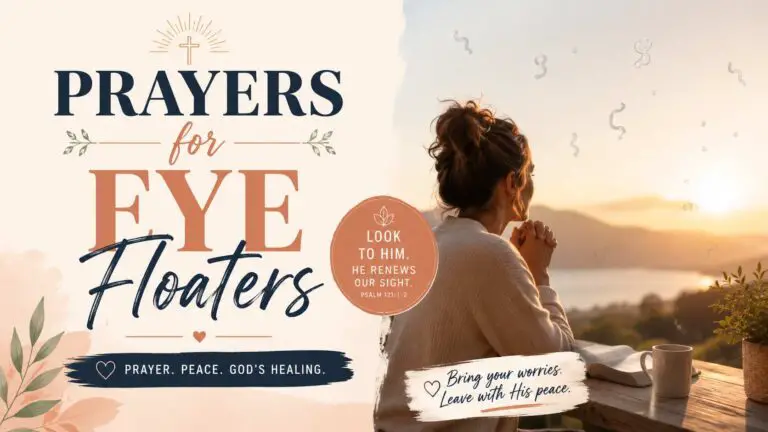 Prayers for Eye Floaters - Strength in Prayer