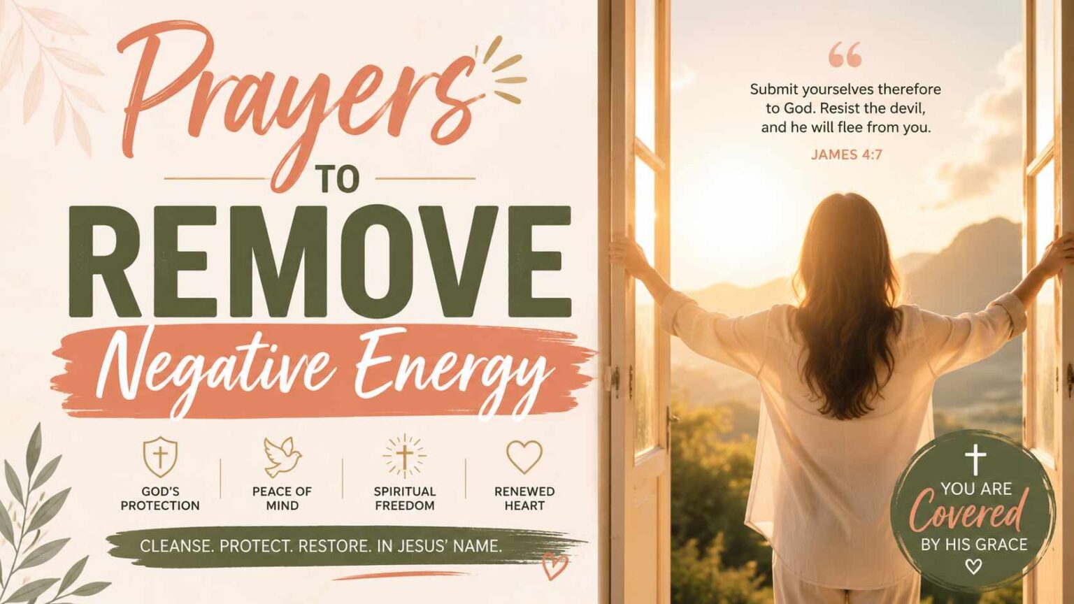 Prayers to Remove Negative Energy - Strength in Prayer